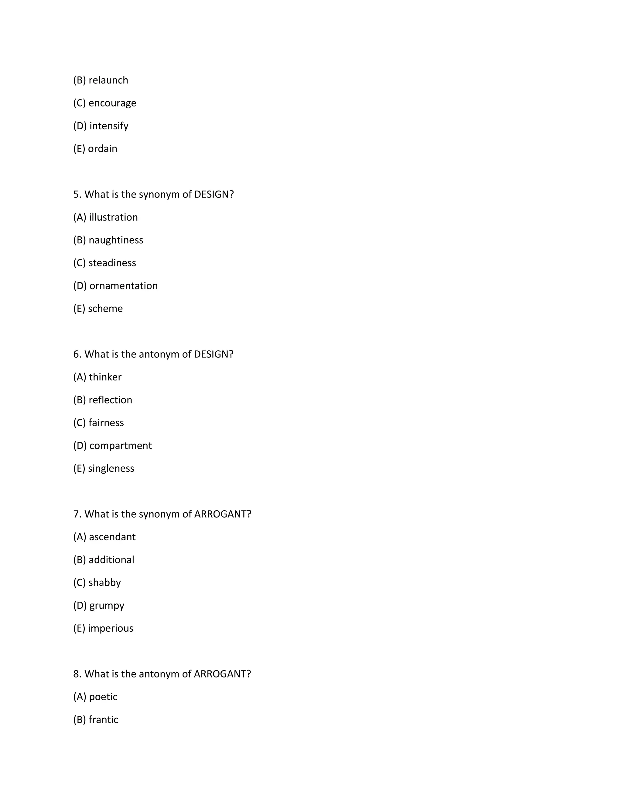 Gmat Vocabulary List 2022 | PDF
