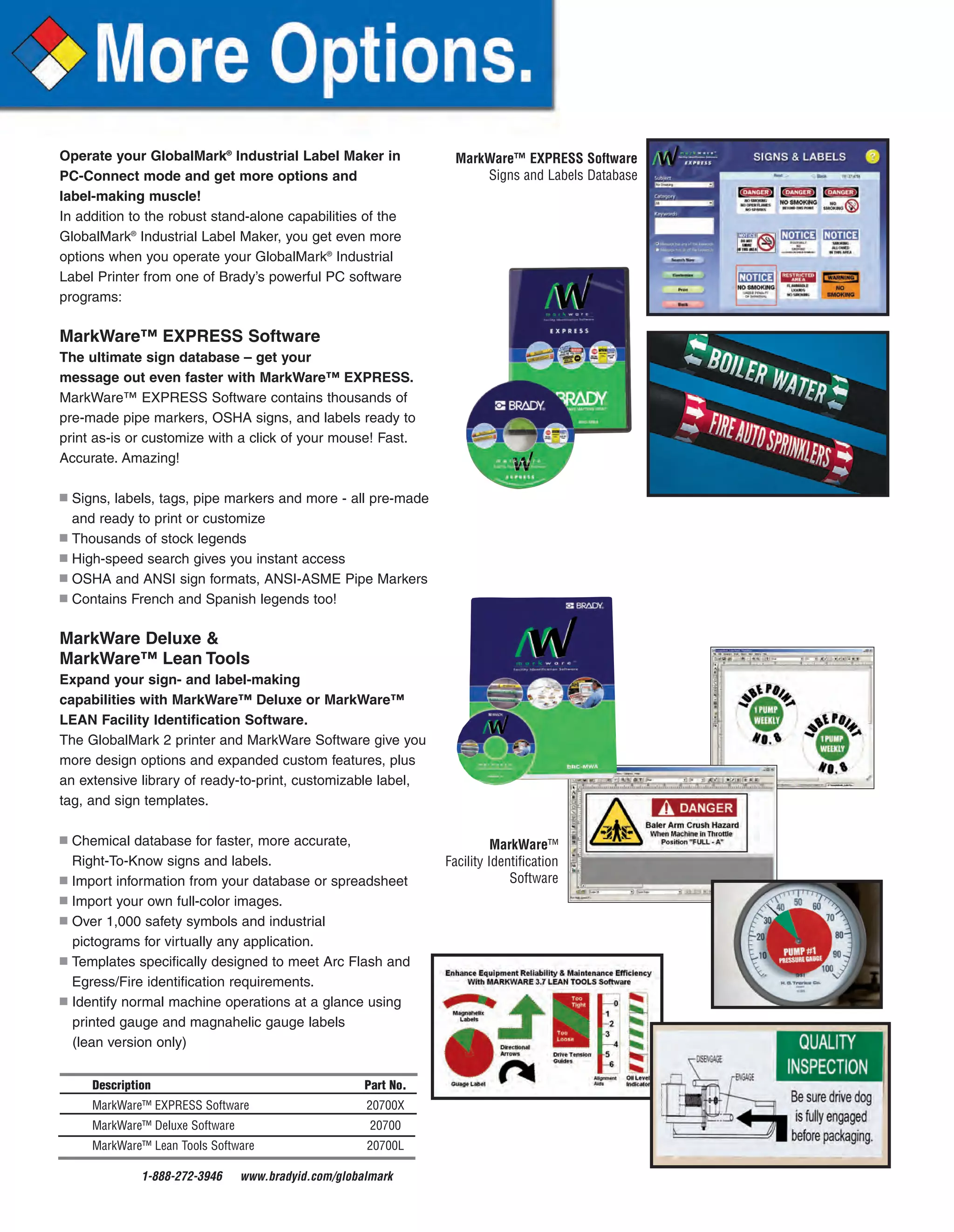 GlobalMark 2 Industrial label Printer Brochure | PDF