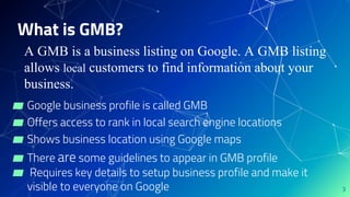 Ultimate guide for GMB | PPTX