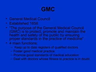 GMC and what makes a good doctor? | PPT