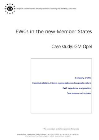 Gm case study | PDF