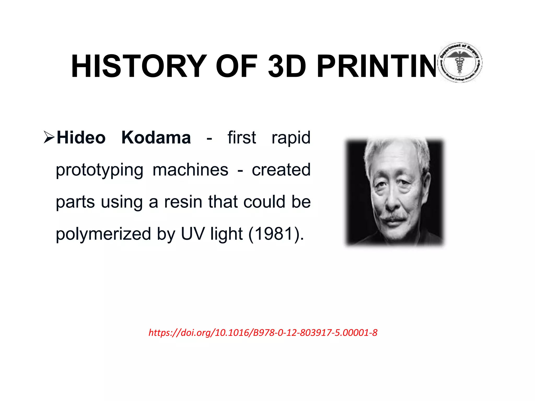 3D printing in surgery | PPTX