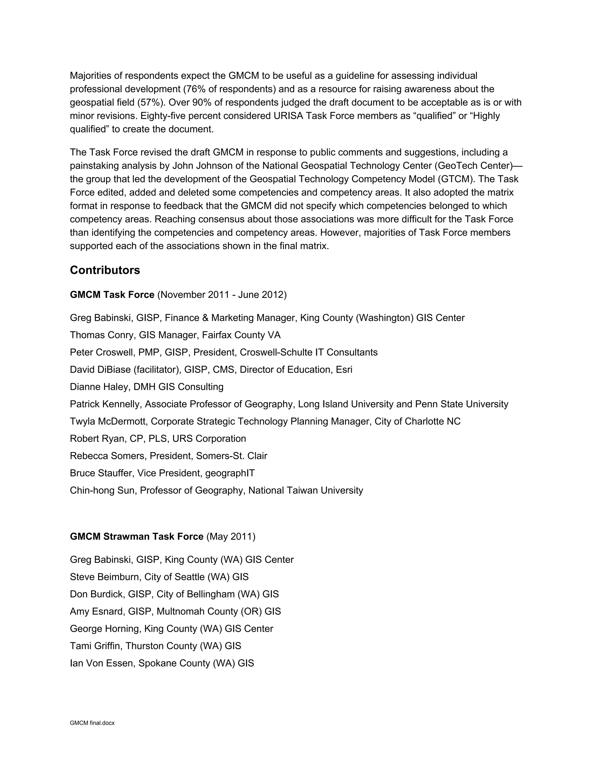 The Geospatial Management Competency Model | PDF | Business | Business ...