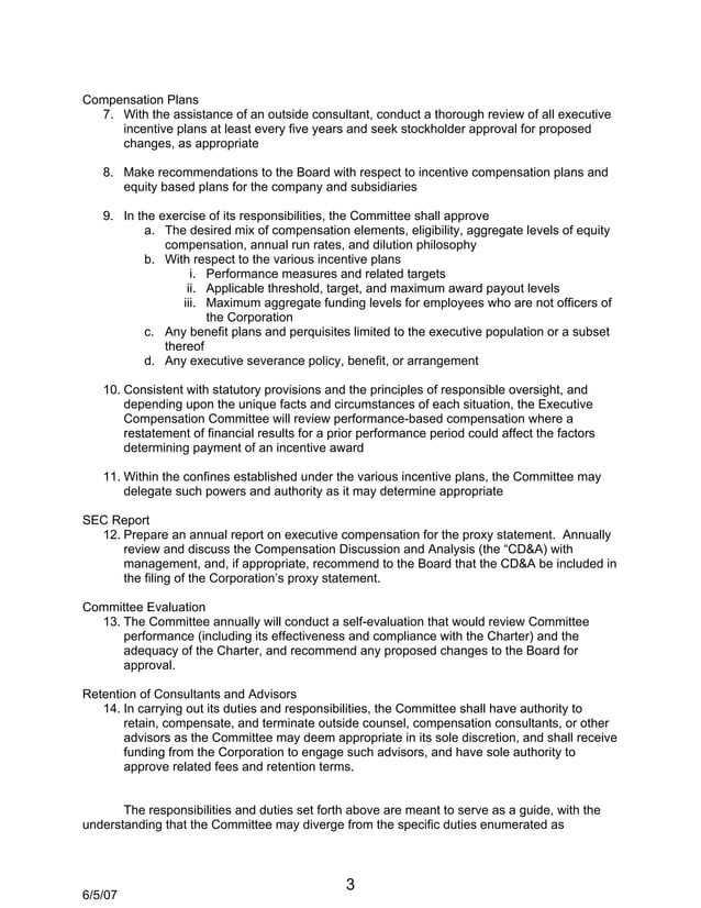 GM_Corporate Governance_Executive Compensation Committee | PDF