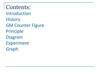 Gm counter | PPT