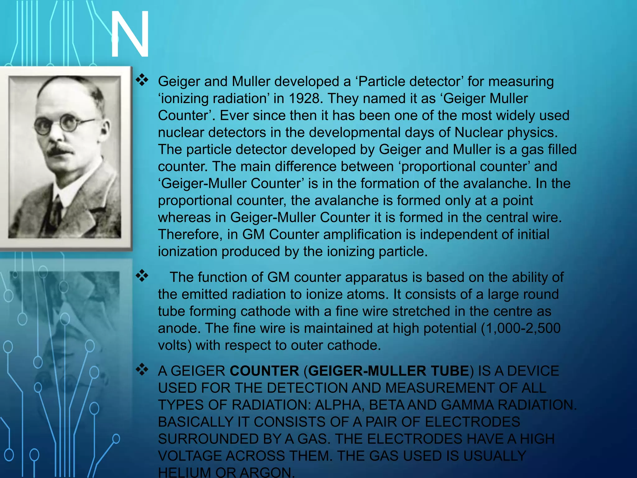 Gm counter& scintillation counter | PPTX