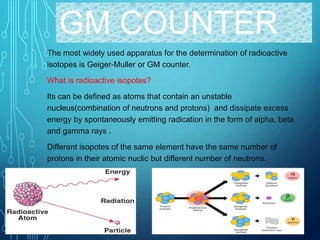 Gm counter& scintillation counter | PPTX