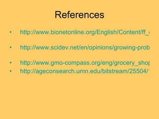 Major Genetically Modified Crops | PPT
