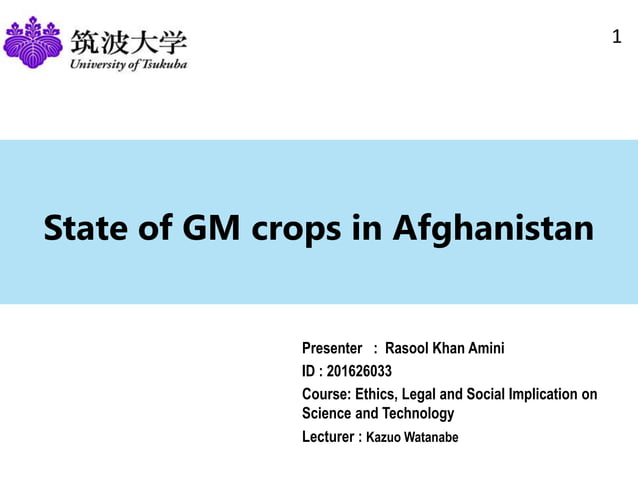 Gm crops | PPT