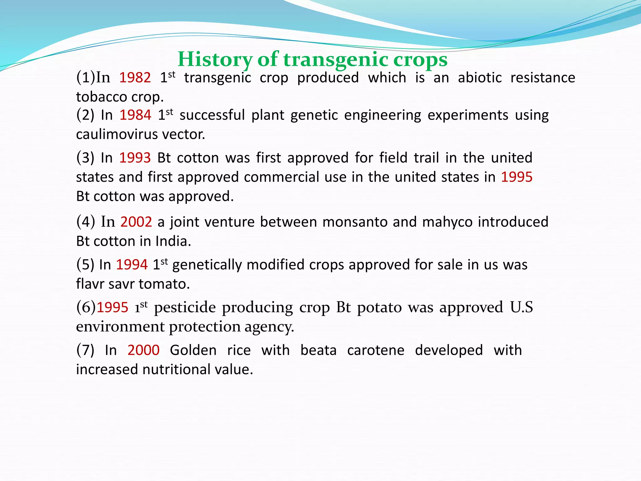 Genetic Engineering in Insect Pest management | PPT