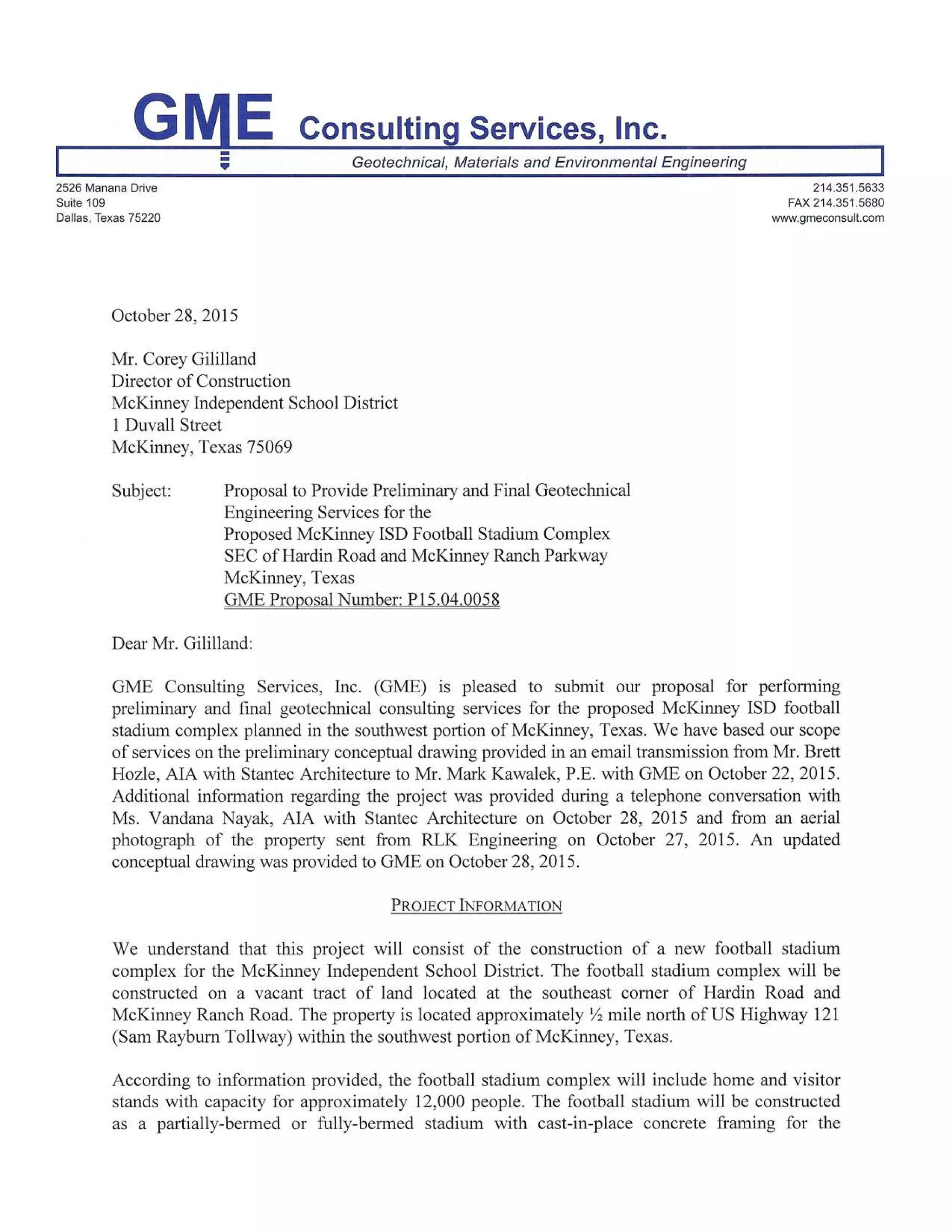 Gme final proposal copy | PDF