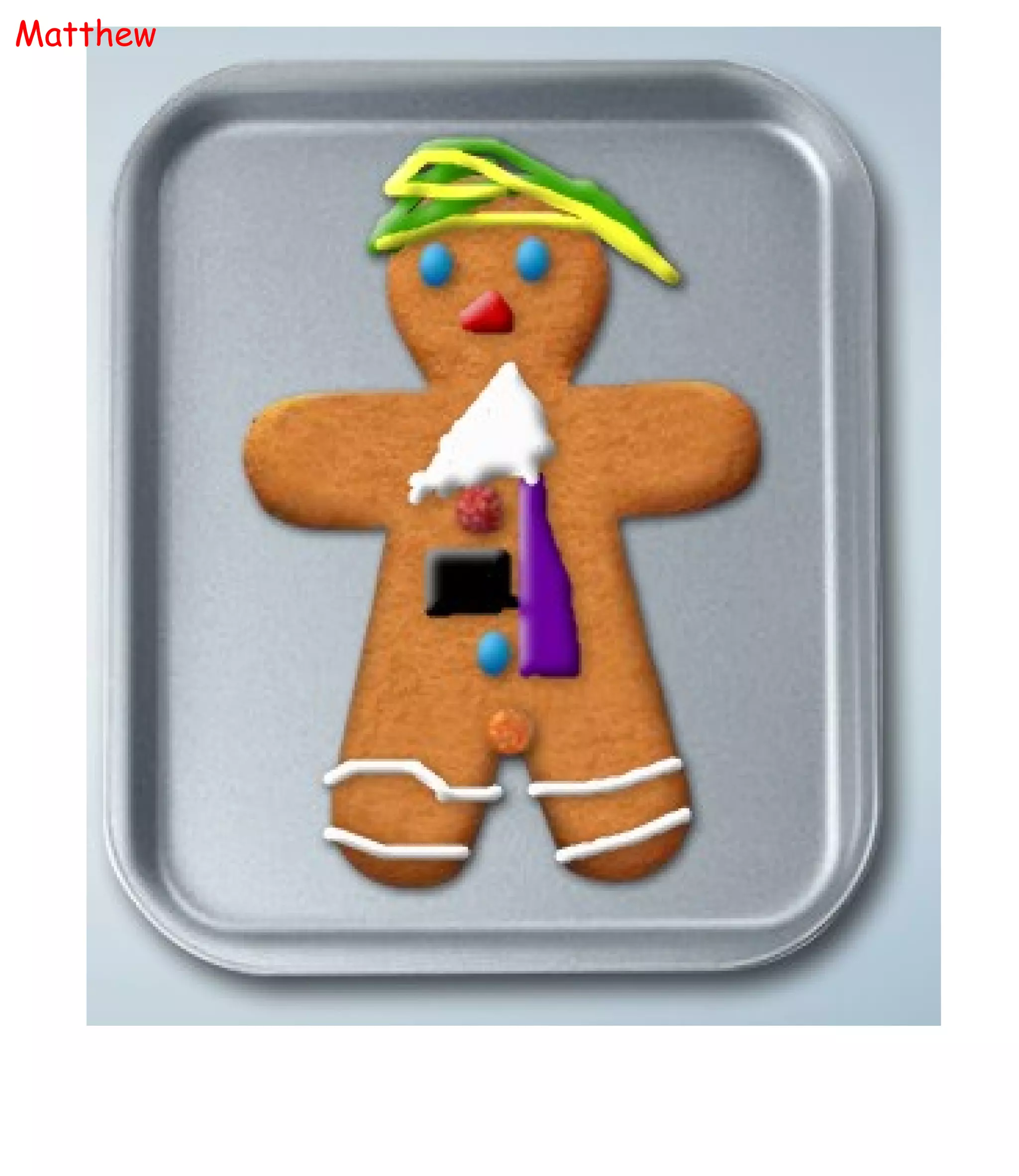 Gingerbread Men Glyphs | PPT