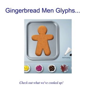 Gingerbread Men Glyphs | PPT