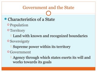 Principles of Government | PPT