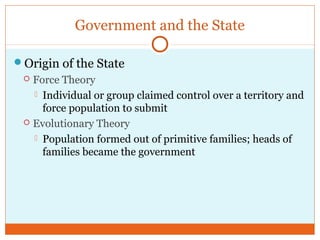 Principles of Government | PPT