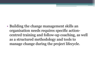project management change | PPTX