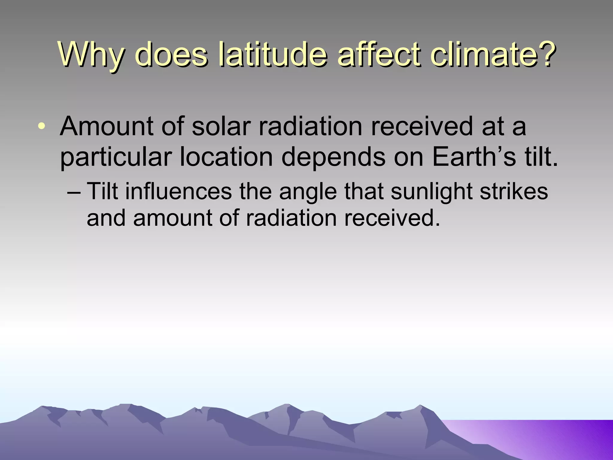 Climate and Latitude | PPT
