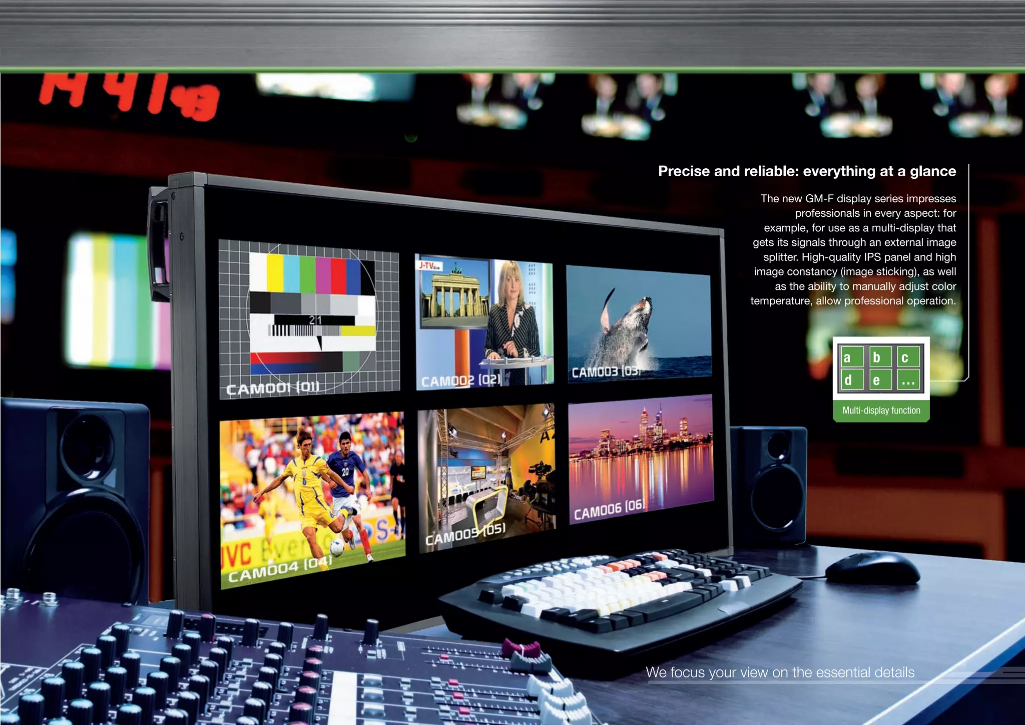 JVC GM-F Series Monitor Brochure | PDF