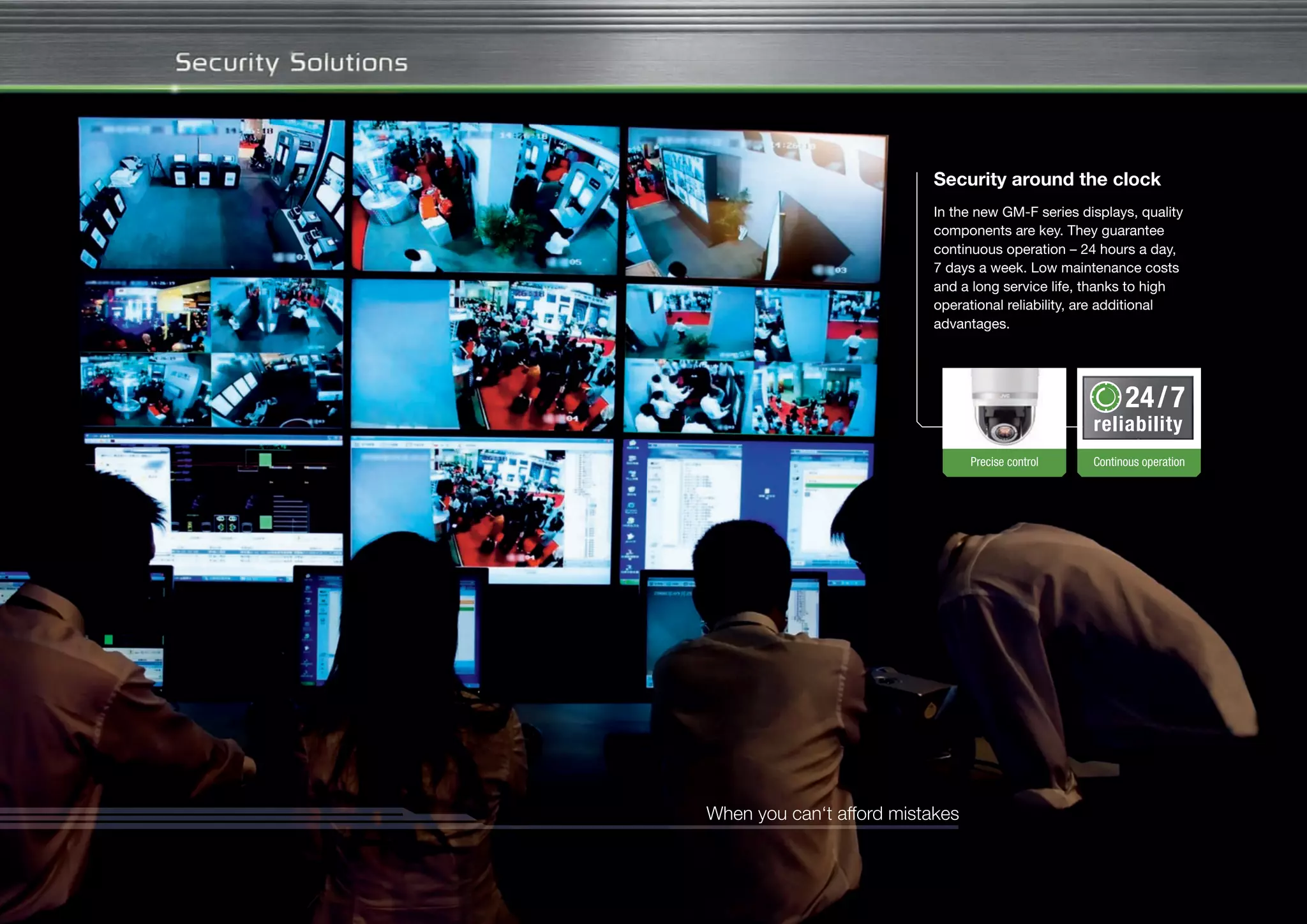 JVC GM-F Series Monitor Brochure | PDF