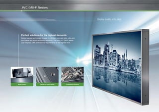 JVC GM-F Series Monitor Brochure | PDF