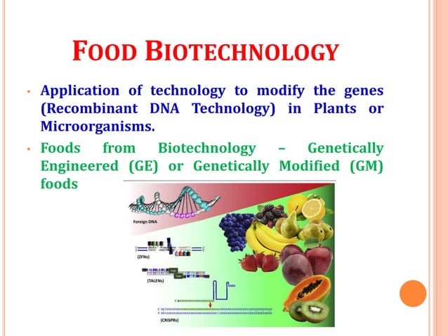 Genetically Modified (GM) Foods | PPTX