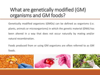 Gm foods | PPTX