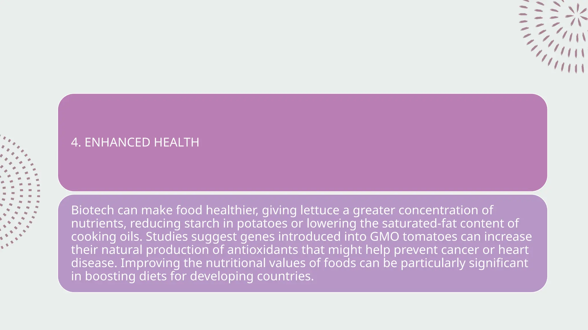 Genetically Modified foods, types, Pros and Cons | PPTX
