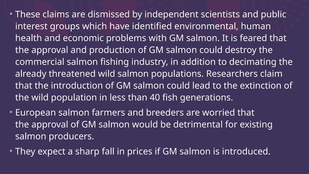 Genetically Modified foods, types, Pros and Cons | PPT