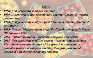 Genetically modified foods, Labelling | PPTX