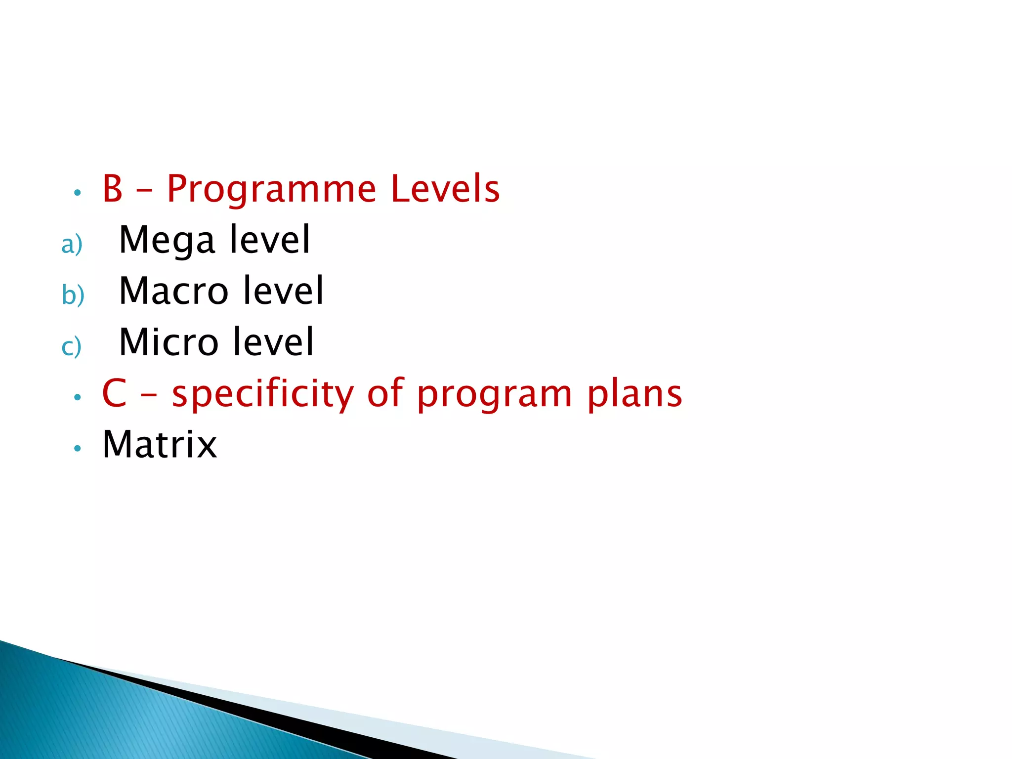 Programme Evaluation | PPT