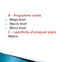 Programme Evaluation | PPT