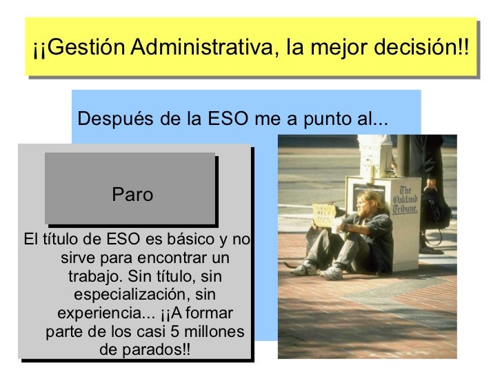 Gestión Administrativa. Ciclo formativo de Grado Medio Gestión Administrativa. Ciclo formativo de Grado Medio
