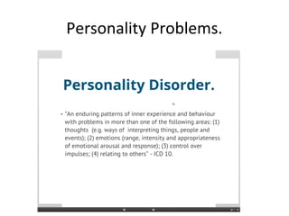 Introduction to Mental Health Disorders(GMHAT) | PPT
