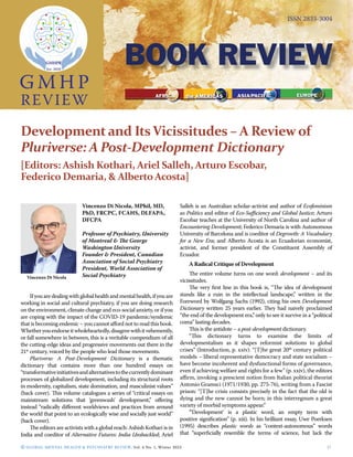 Development and Its Vicissitudes – A Review of "Pluriverse: A Post ...