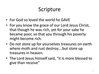 Biblical Generosity | PPTX