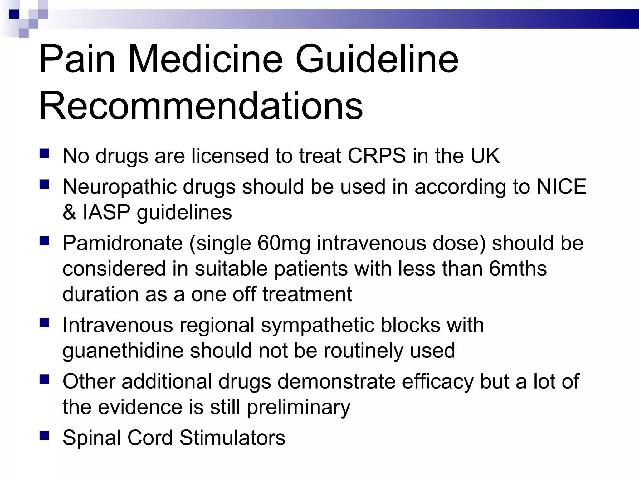CRPS and Graded Motor Imagery | PPT