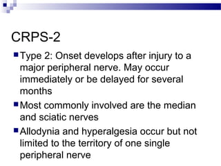CRPS and Graded Motor Imagery | PPT