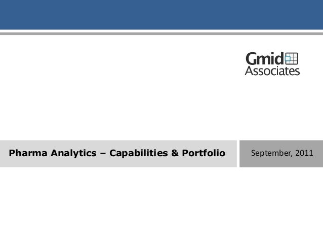 Gmid associates analytics services for pharma