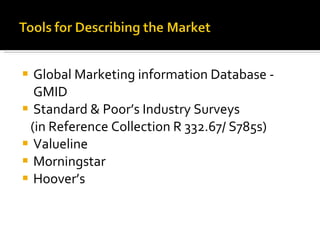 GMID global market information database | PPT