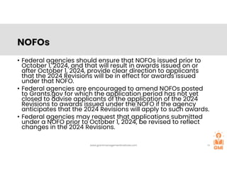 Implementing the New 2 CFR 200 Guidance | Grant Management Institute | PDF