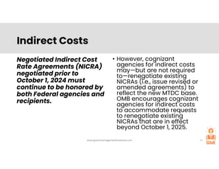 Implementing the New 2 CFR 200 Guidance | Grant Management Institute | PDF