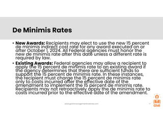 Implementing the New 2 CFR 200 Guidance | Grant Management Institute | PDF