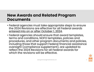 Implementing the New 2 CFR 200 Guidance | Grant Management Institute | PDF