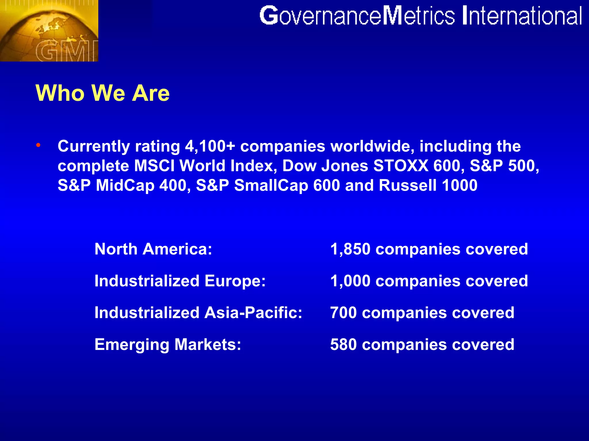 GovernanceMetrics Linked In Presentation | PPT