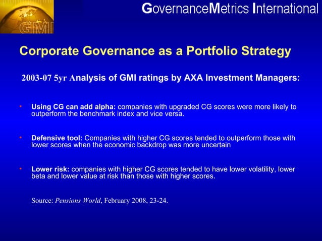GovernanceMetrics Linked In Presentation | PPT