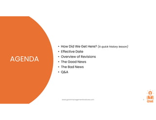 Uniform Guidance 3.0 - The New 2 CFR 200 | Grant Management Institute | PDF