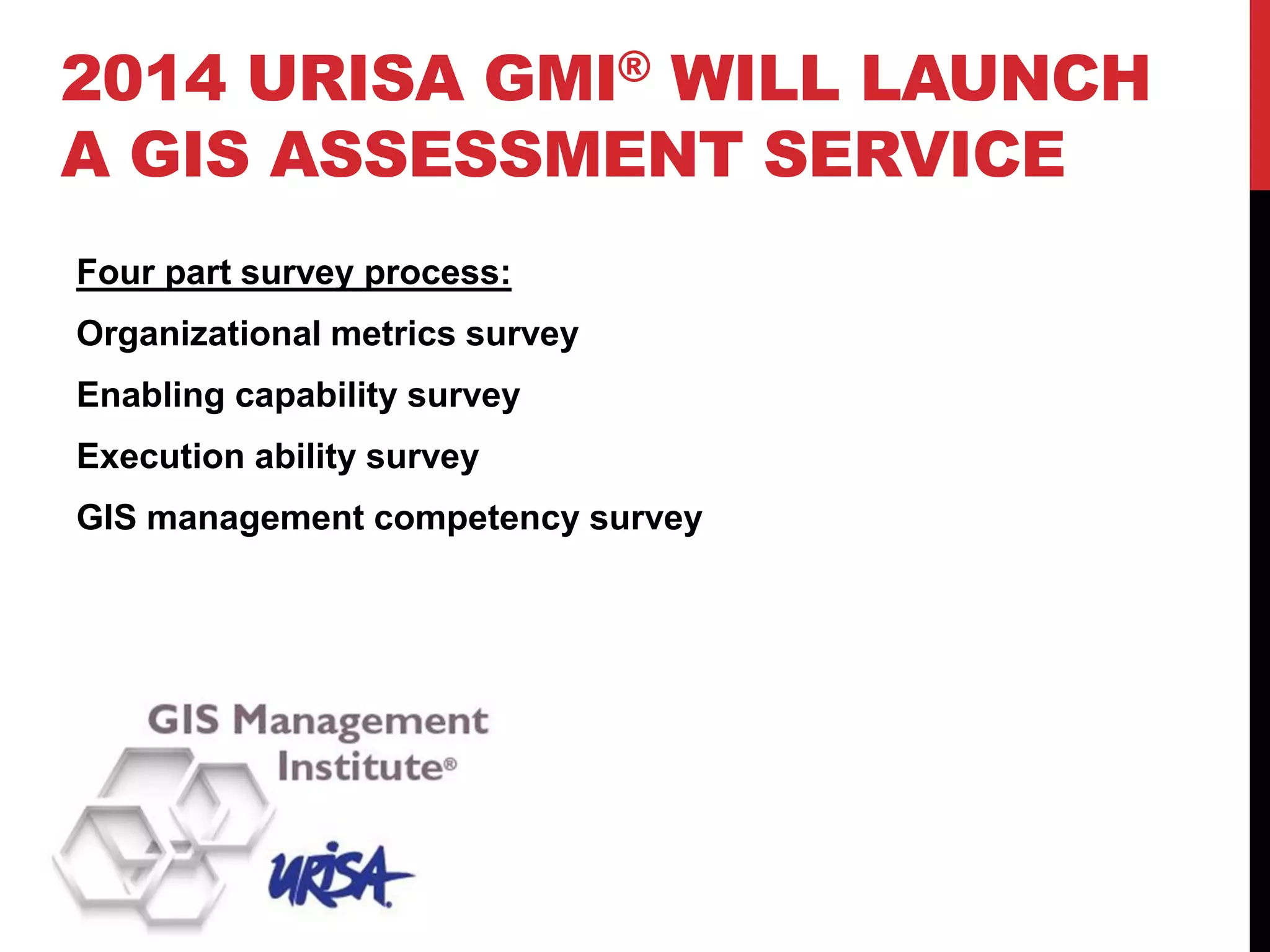 URISA GIS Management Institute® The GIS Capability Maturity Model and ...