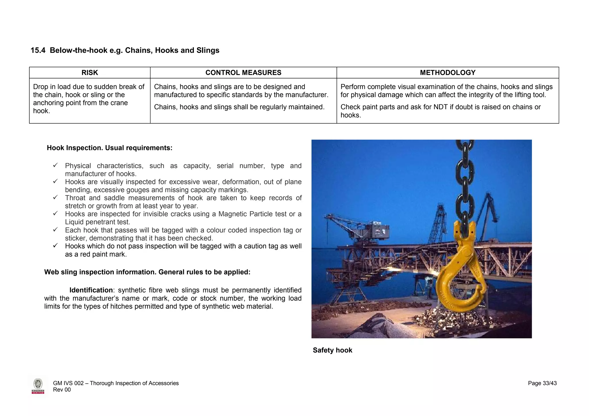 Gm ivs 002 thorough inspection of lifting accessories | PDF