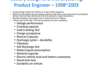 Battery Experience | PDF