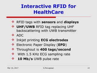 Ultra Low Power Wireless Sensors for E-HealthCare -Interactive RFID | PPT